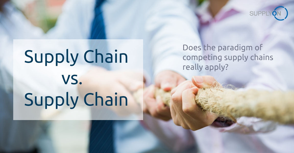 Does the paradigm of competing supply chains really apply?
