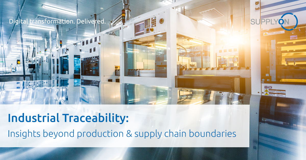 Industrial Traceability: In-depth analysis transcending the boundaries ...
