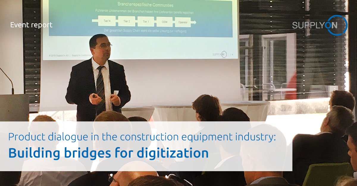 Product dialogue in the construction equipment industry: Building ...