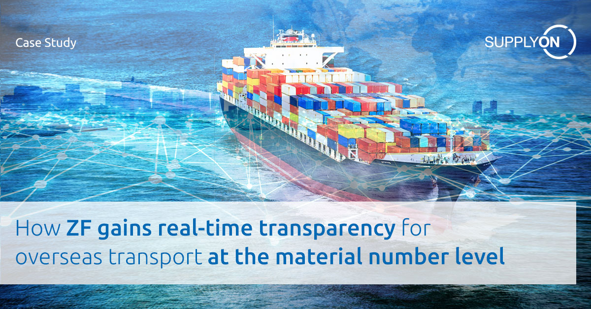 ZF brings in SupplyOn to gain real-time transparency for overseas ...