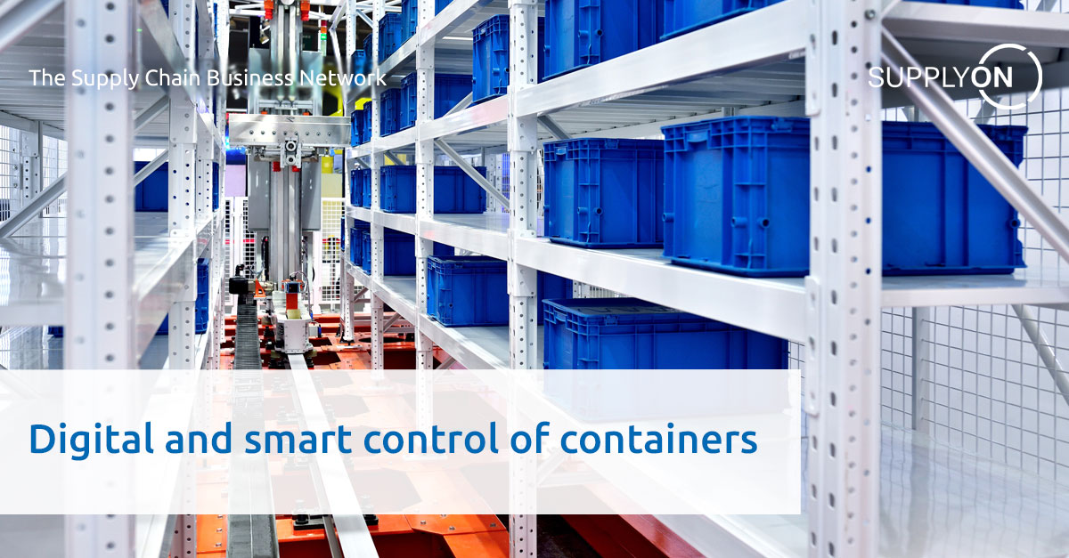 Digital and smart control of containers - SupplyOn