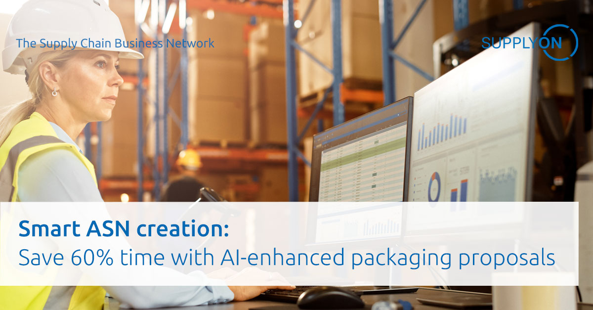 The ASN is getting smart: save 60 percent time when creating shipping ...