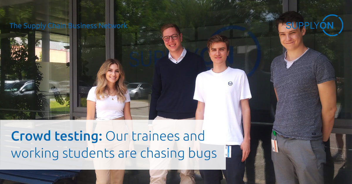 Crowd testing remote: Our trainees and working students are once again ...