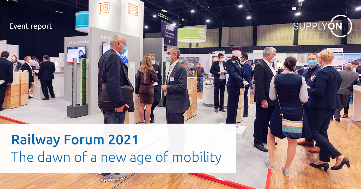 Railway Forum 2021: The dawn of a new mobility age - SupplyOn