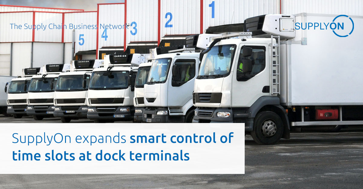 Dock/Slot Management enhanced: SupplyOn further expands smart control ...