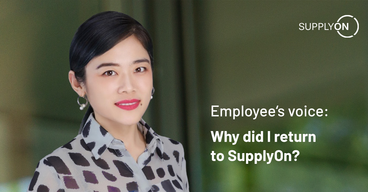 Employee’s voice: why did I return to SupplyOn? - SupplyOn