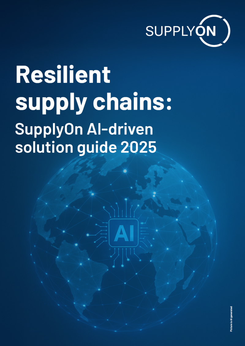 SupplyOn AI-driven solution guide 2025 - SupplyOn